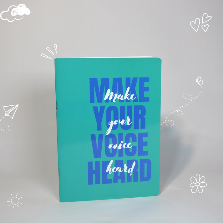 Make Your Voice Heard | A5 Notebook – Lumuk